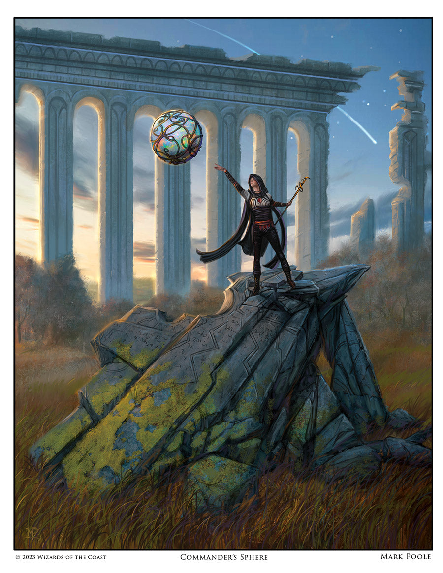 Commander's Sphere – Mark Poole Art