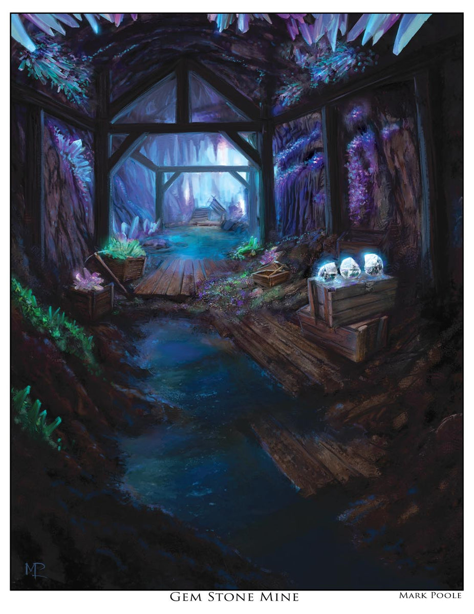 Gem Stone Mine – Mark Poole Art